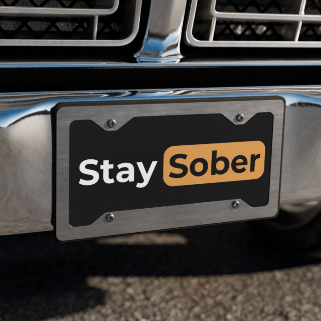 Sober Lifestyle License Plates | Soberlands
